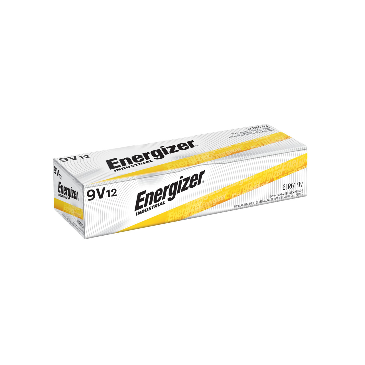 Energizer Industrial 9V Alkaline Batteries 12-pack
