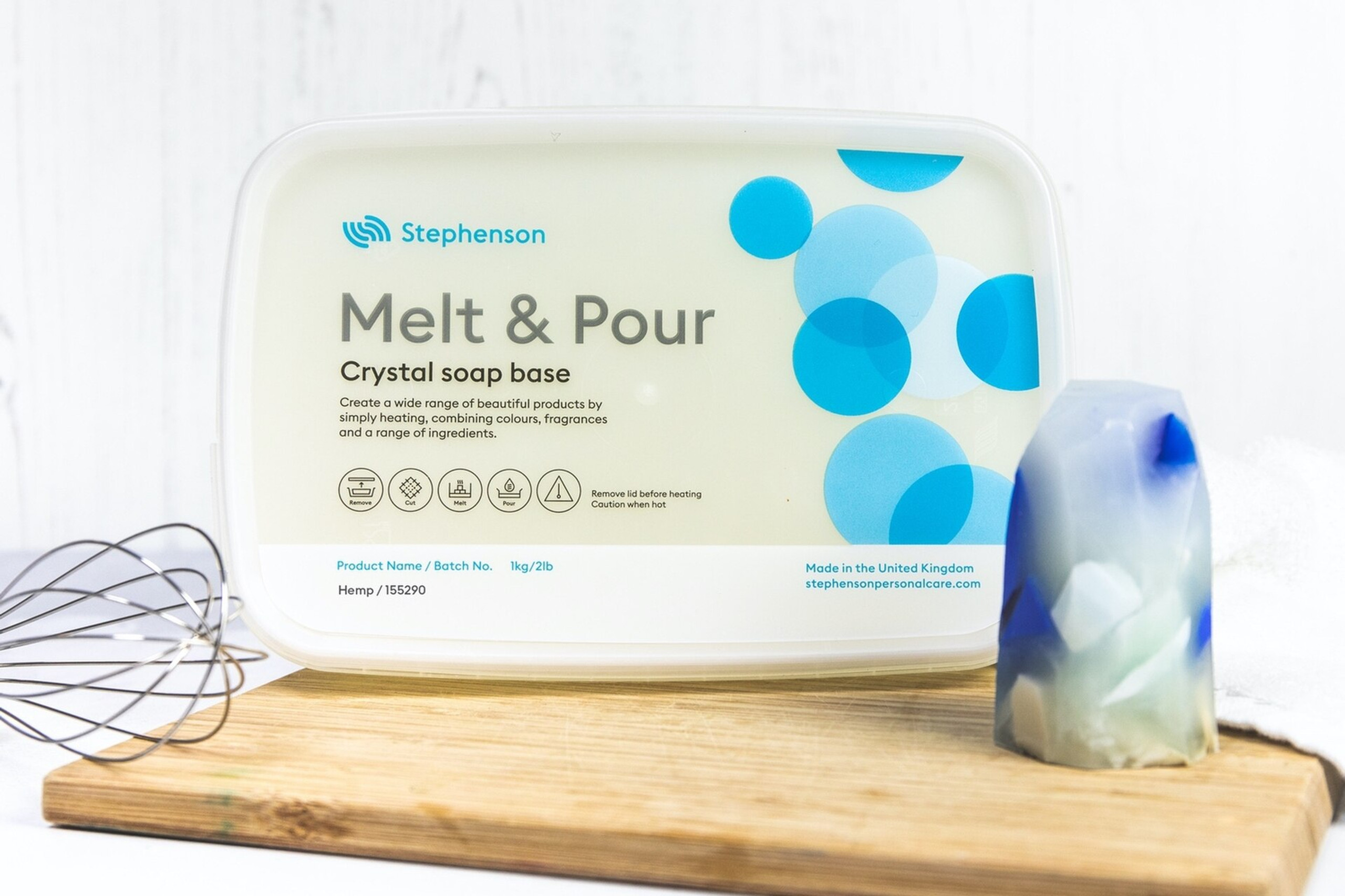 Shea - Stephenson Crystal Melt & Pour Soap Base Shea - Stephenson Crystal Melt & Pour Soap Base