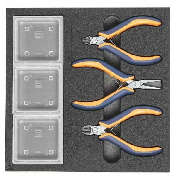 Garant Electronics Pliers Set of 6 in Ridged Foam Inlay