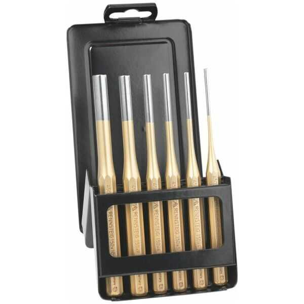 Rennsteig Pin Punch Set Metal/Plastic Case