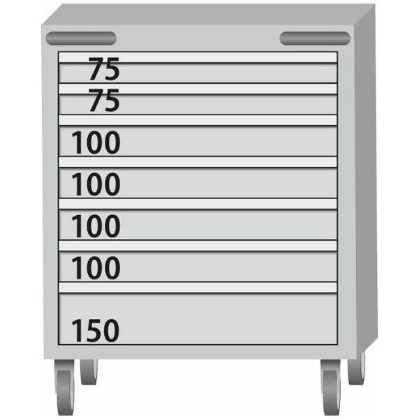Garant Gridline ToolCar Rolling Tool Cart, Full Extension Drawers