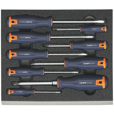 Garant Screwdriver Set of 9 | Foam Inlays