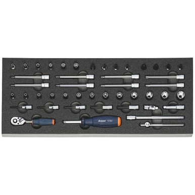 Socket Set 1/4 inch 46 pieces | Foam Inlay