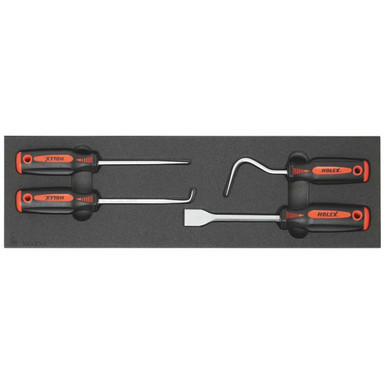 Holex Scraper and assembly set, Number of tools: 4