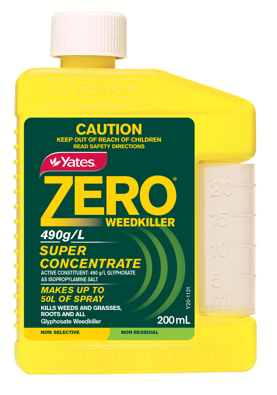 HERBICIDE ZERO GLYPHOSATE 490 CONC - Johnson Bros Mitre 10 - Mona Vale