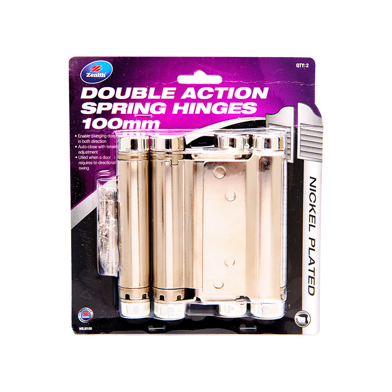 PK2 HINGE DOUBLE ACTION SPRING NP - Johnson Bros Mitre 10 - Mona Vale