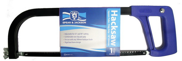 HACKSAW FRAME SQUARE TUBE 450MM - Johnson Bros Mitre 10 - Mona Vale