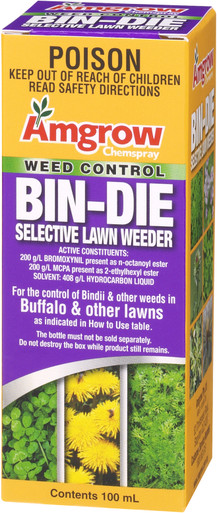 HERBICIDE BIN-DIE LAWN 100ML - Johnson Bros Mitre 10 - Mona Vale