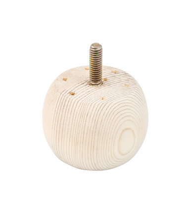 LEG WOOD ROUND BALL FOOT - Johnson Bros Mitre 10 - Mona Vale