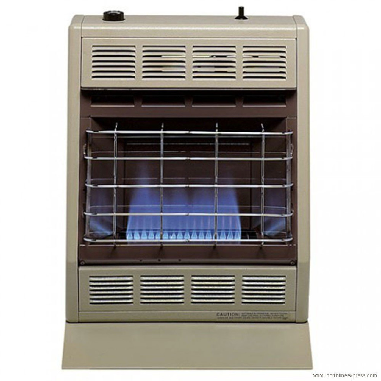 Empire BF20WLP Blue Flame Vent Free Modulating Hydraulic Thermostat Heater 20 000 BTU White
