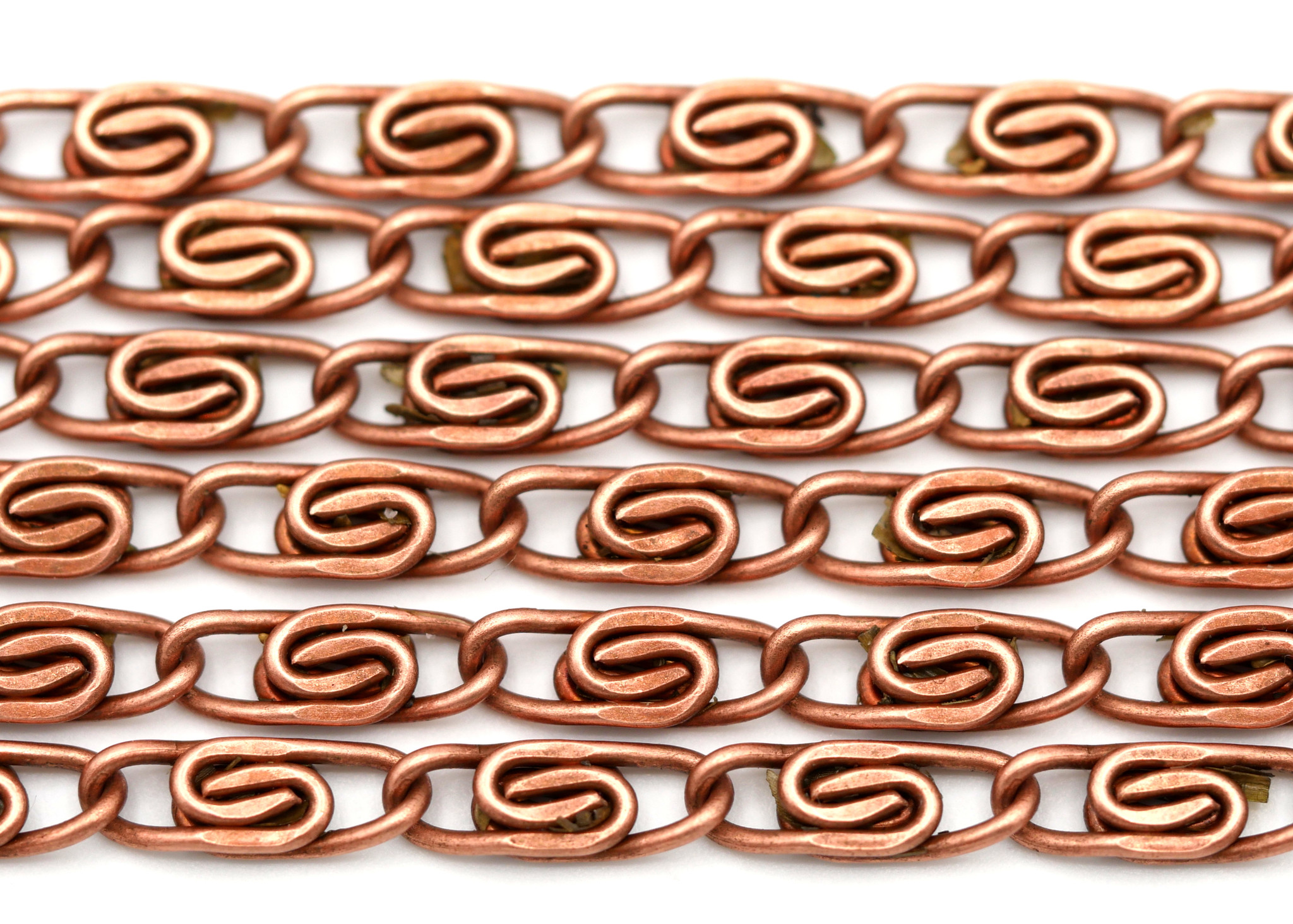 Approx. 1 Meter 5x12mm Steel Lumachina Jewelry Chain, Antique Copper ...