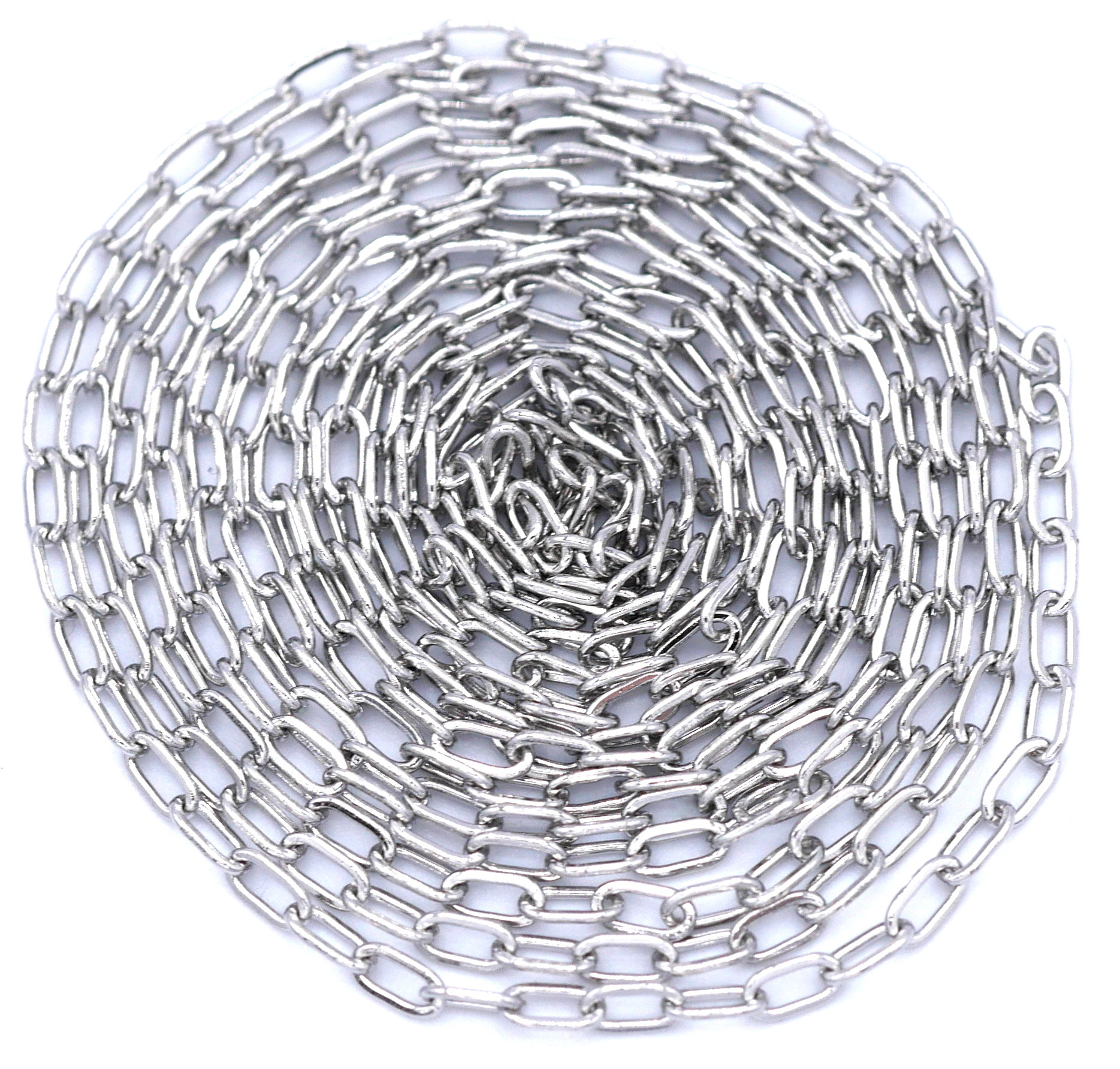 1 Meter 3.6x2.3mm Stainless Steel Cable Jewelry Chain - Bead Box Bargains