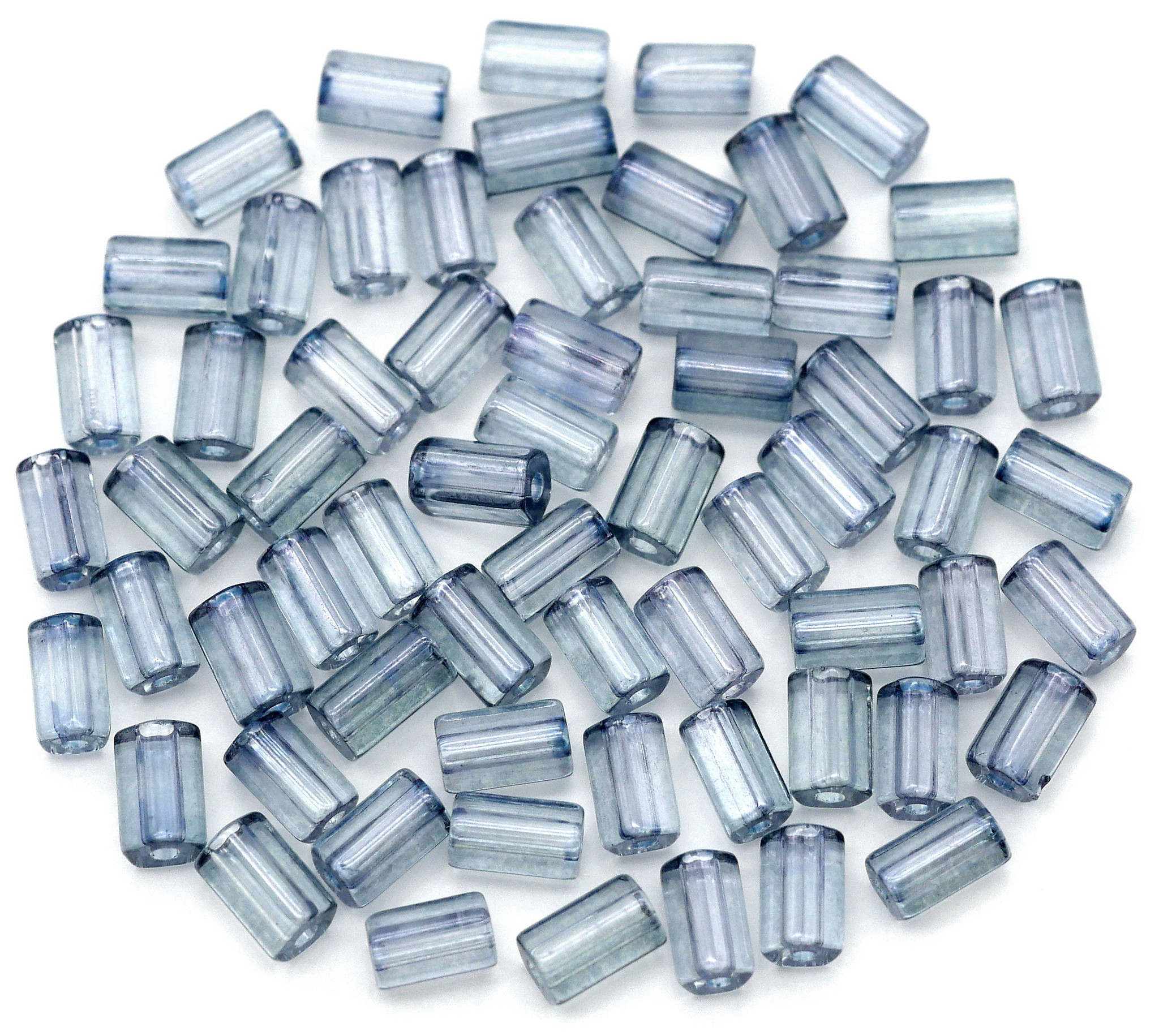 10-Gram Bag (Approx. 42pcs) 6x4mm Czech Pressed Glass Atlas Beads, Baby ...