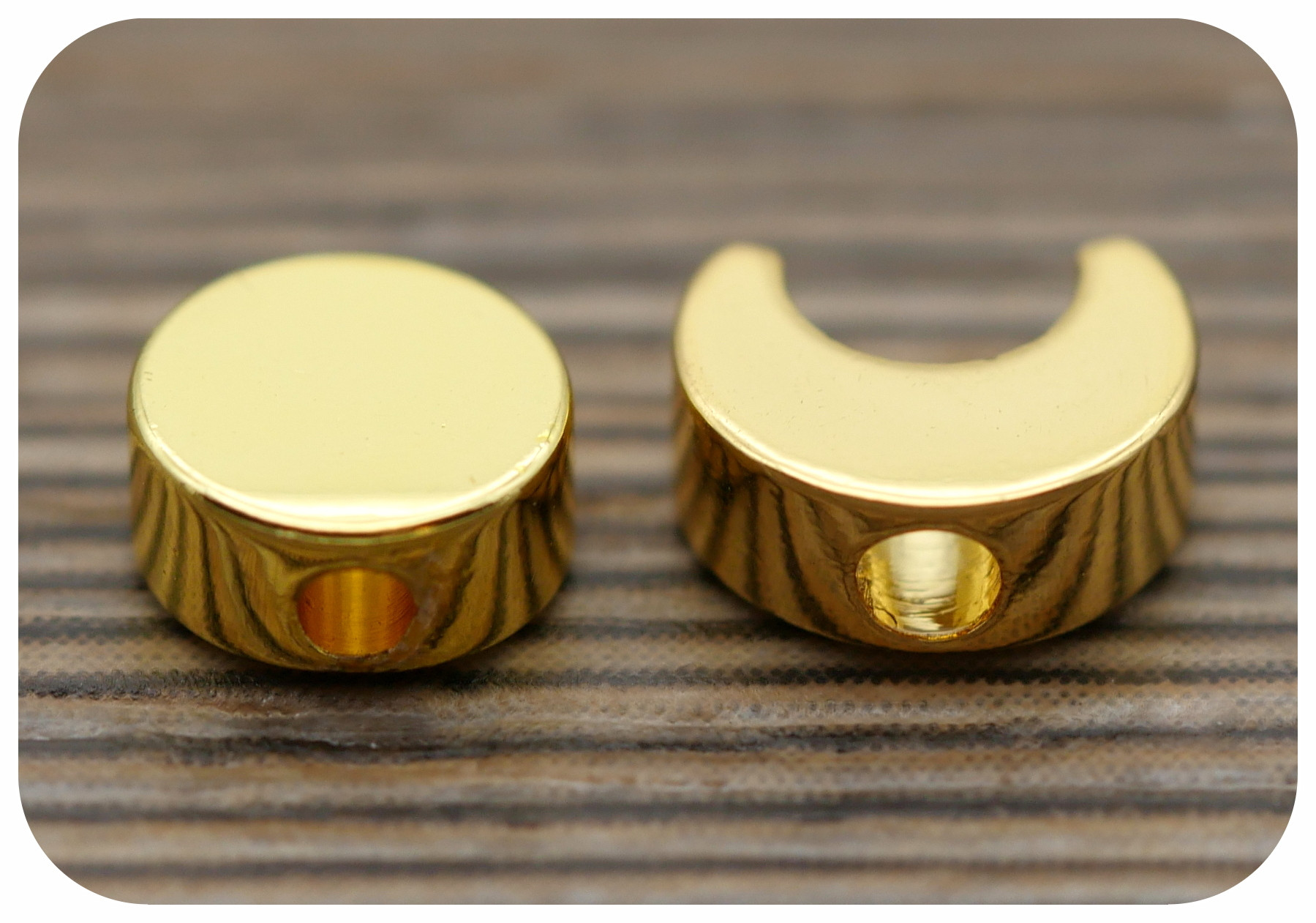 18k Gold-Plated Brass Moon Phase Set (5 each of 6mm Full Moon & 7mm ...