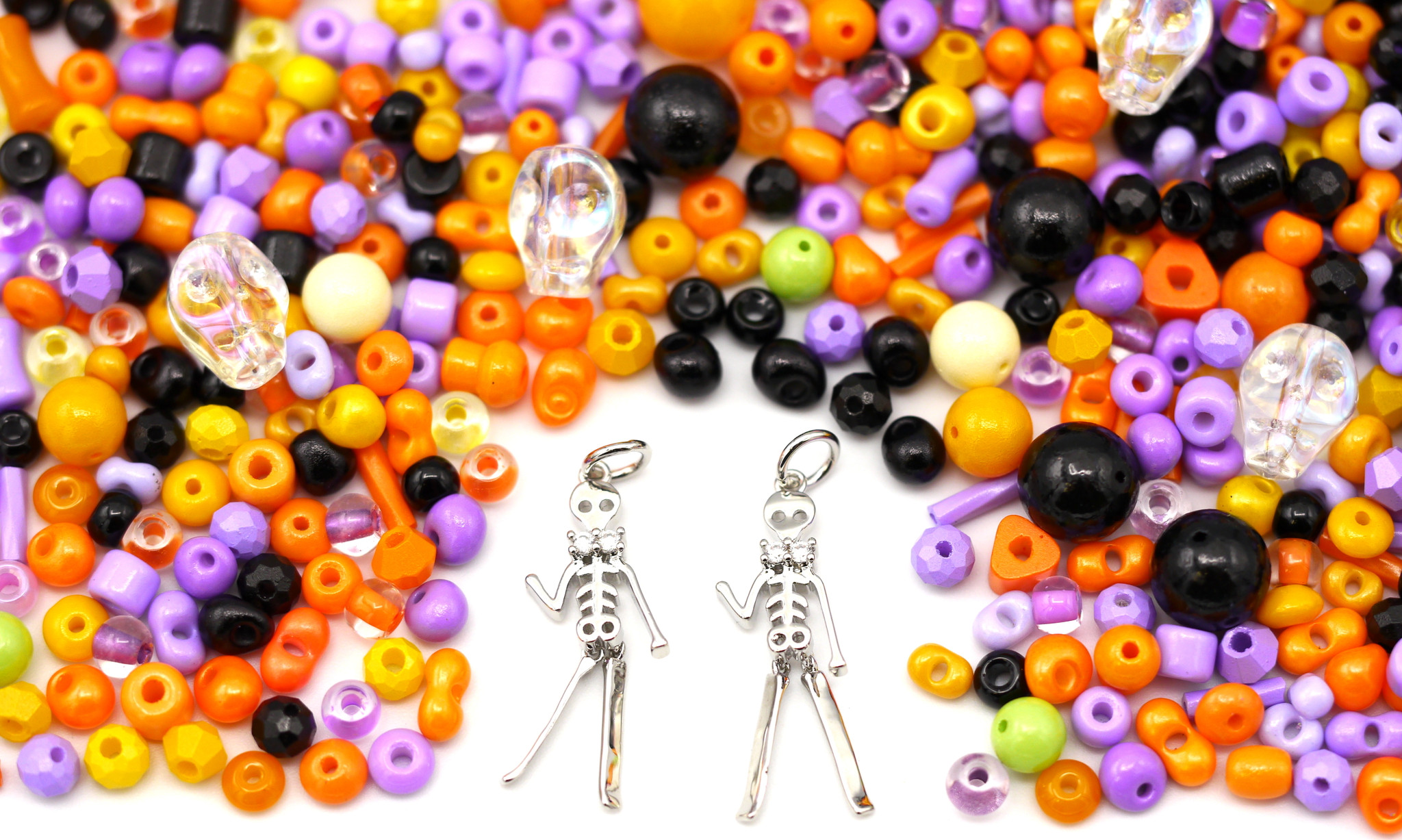 Halloween Mini Bundle: Snazzy Skeletons - Bead Box Bargains