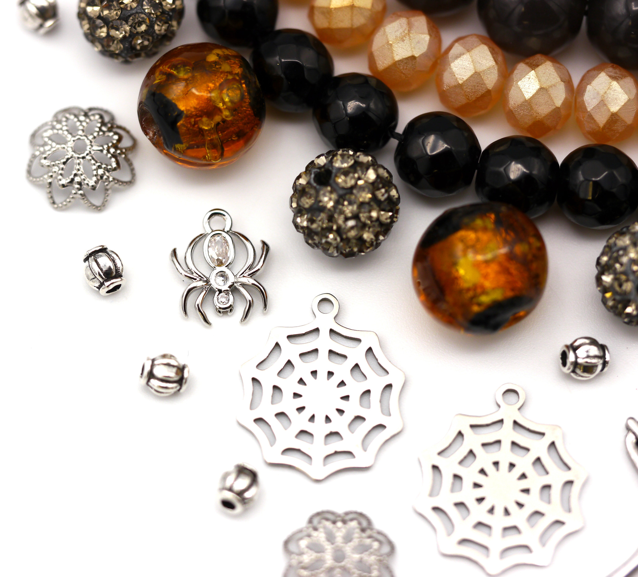 Halloween Value Bundle: Spooky Spiders - Bead Box Bargains