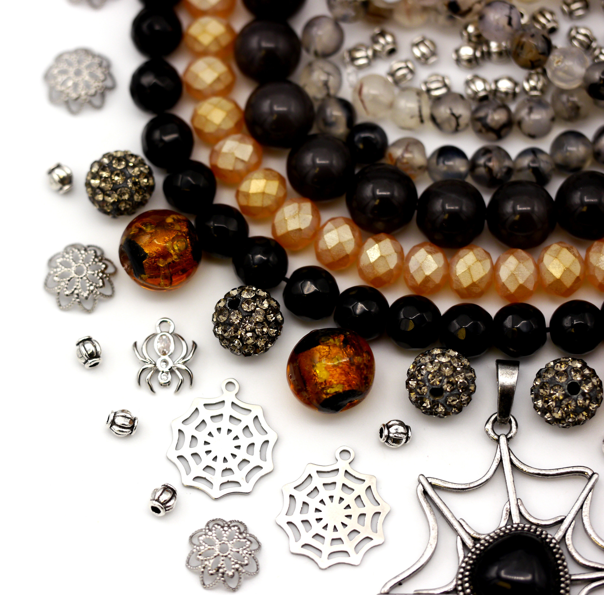 Halloween Value Bundle: Spooky Spiders - Bead Box Bargains