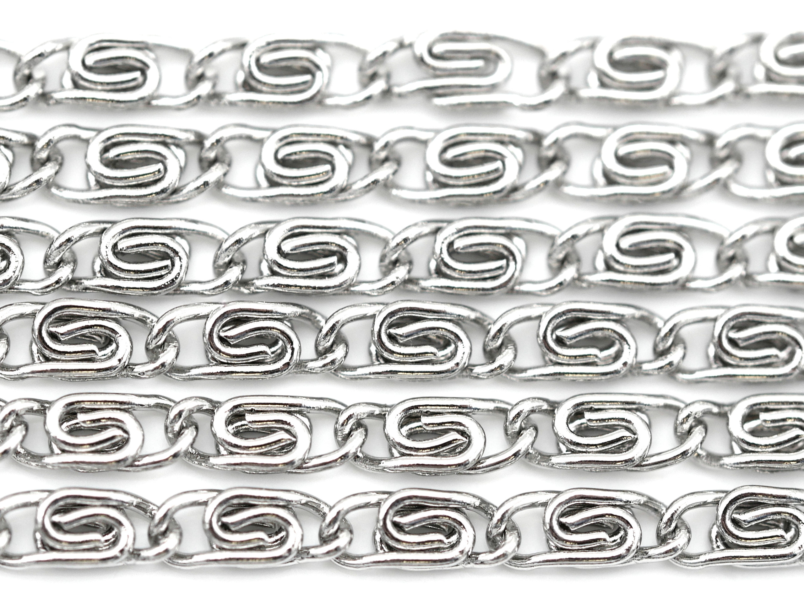 1 Meter 4.5x1.8mm Hypoallergenic Stainless Steel Lumachina Chain - Bead ...