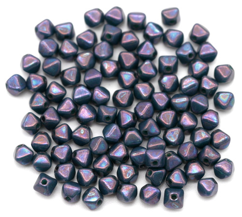 Approx. 5-Gram Bag of 4mm Czech Pressed Glass Bicone Beads, Turquoise ...