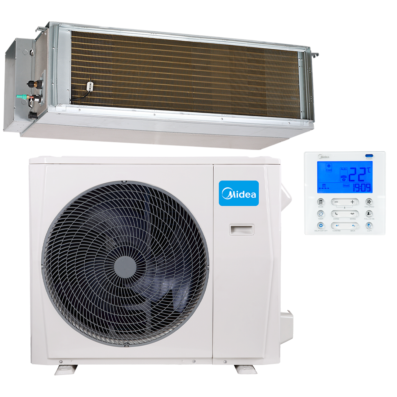 Midea 10.5kW Ducted Air Conditioner - WIFI & Voice Control - Trade ...
