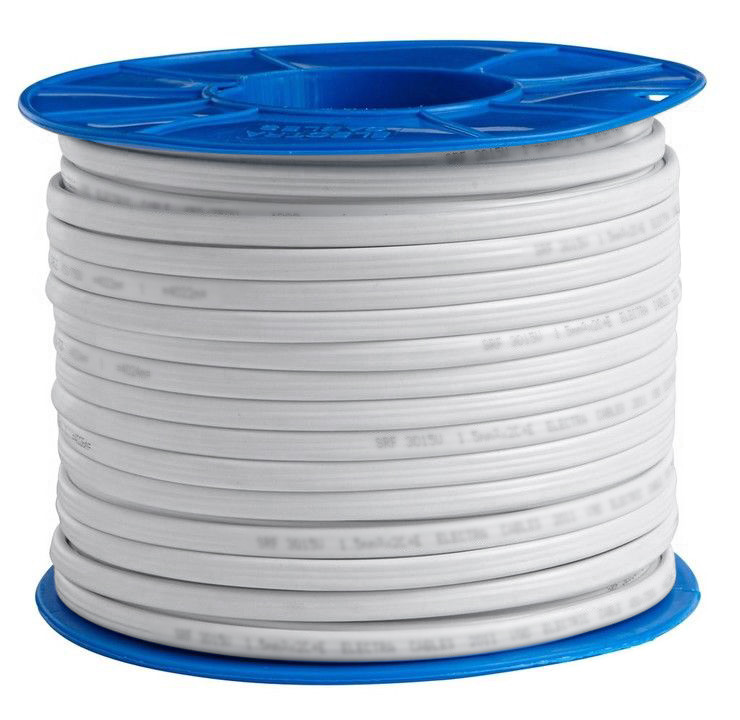 Electrical TPS Cable 1mm x 50M - White - Trade Depot Business