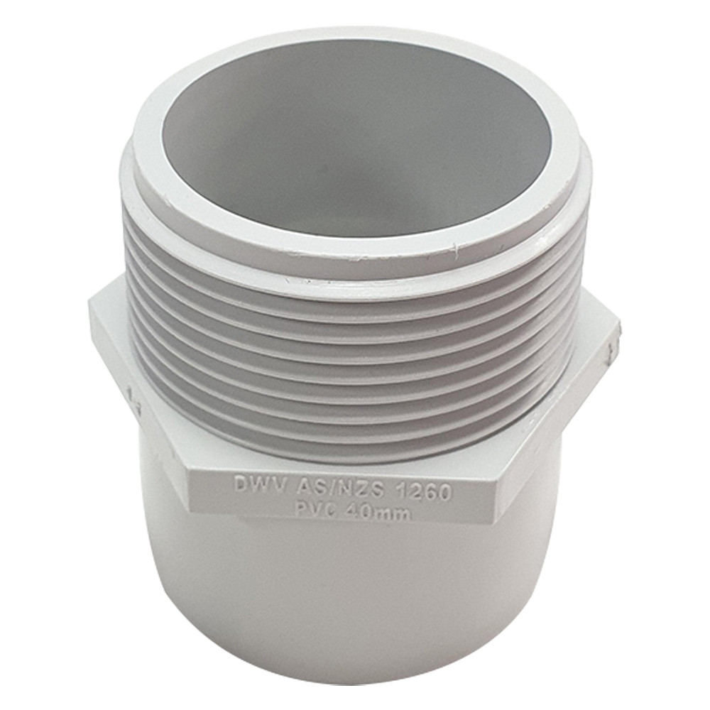 DWV Male Adaptor - 40mm - Trade Depot Business