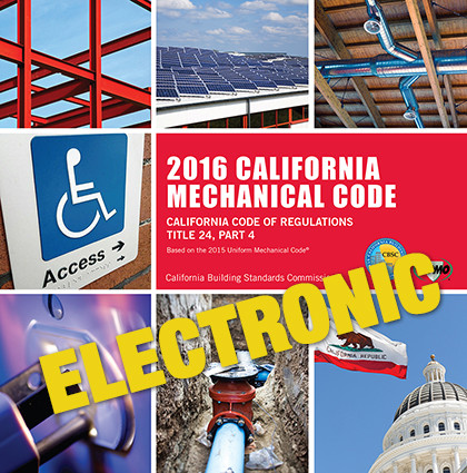 2025 California Mechanical Code eBook