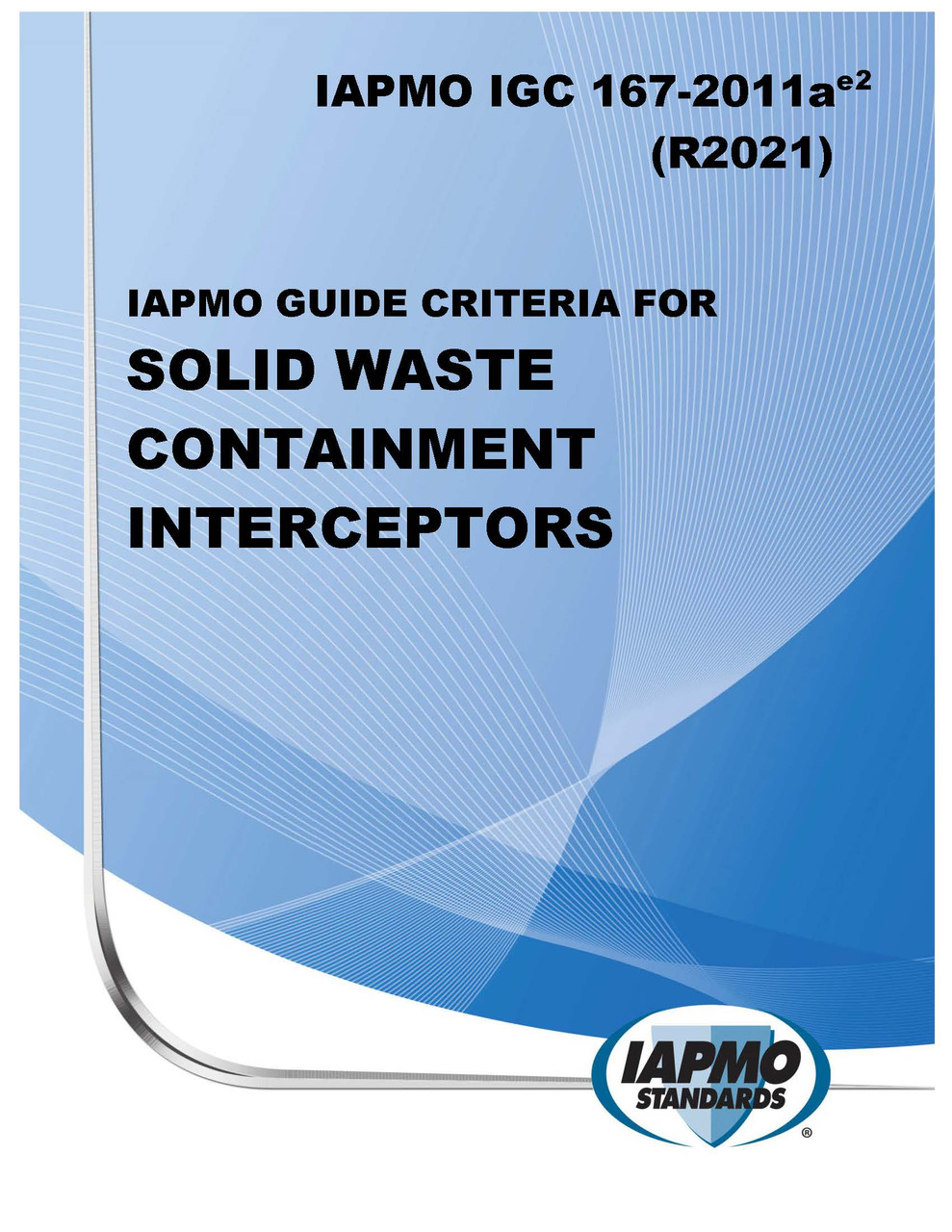 IAPMO IGC 167-2011ae2 (R2021) Solid Waste Containment Interceptors ...