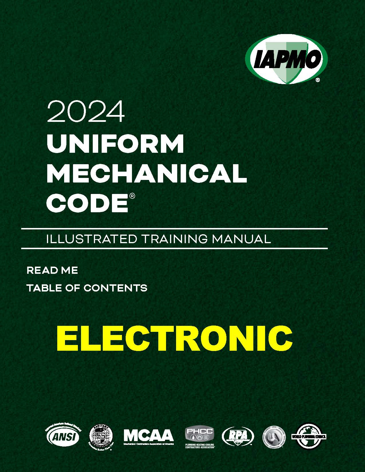 2024 Uniform Mechanical Code eBook