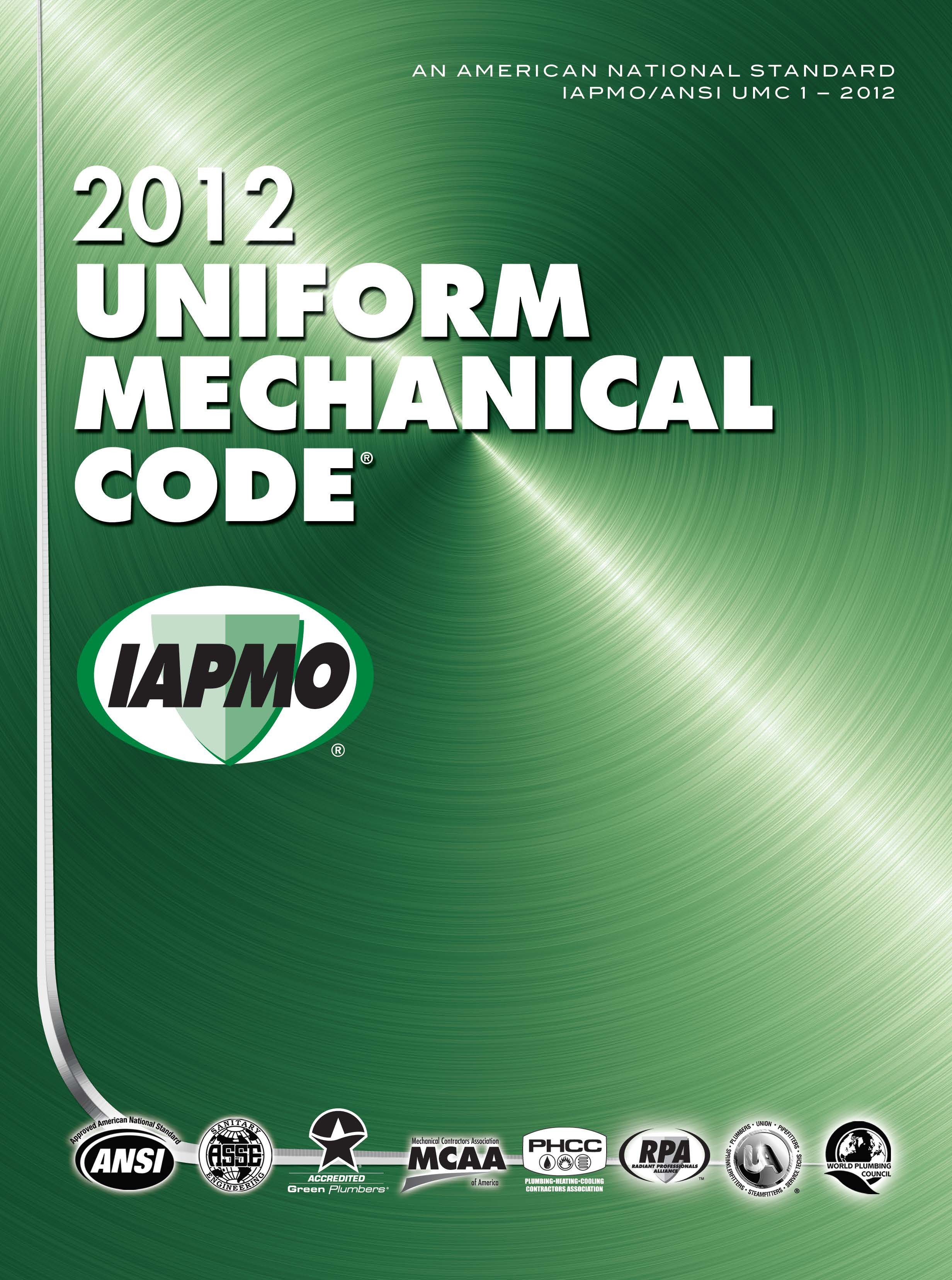 Code Book Products - Uniform Mechanical Codes - Page 3 - IAPMO Online Store