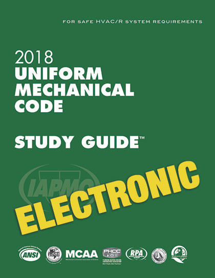 Code Book Products - Uniform Mechanical Codes - Page 1 - IAPMO Online Store