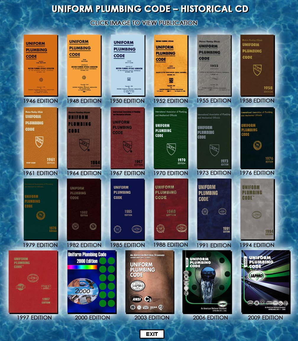Code Book Products - Uniform Plumbing Codes - Page 1 - IAPMO Online Store