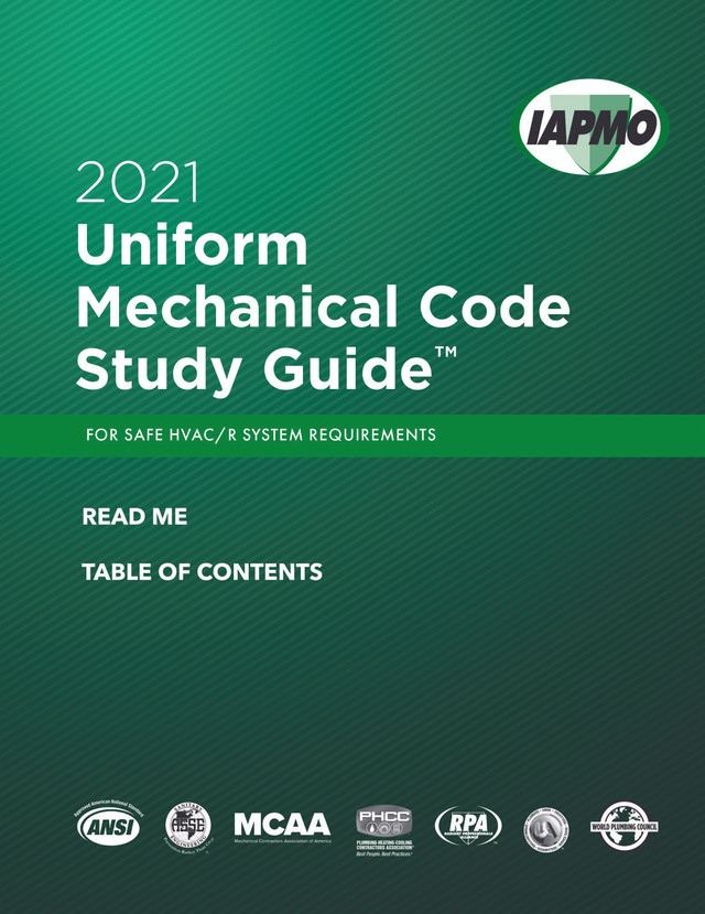 2021 Uniform Plumbing Code Study Guide - IAPMO Online Store