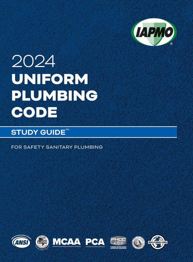 2024 Uniform Plumbing Code Illustrated Training Manual with Tabs