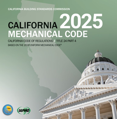 2025 California Mechanical Code Loose Leaf
