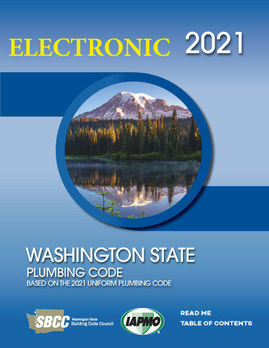 2021 Washington State Plumbing Code eBook
