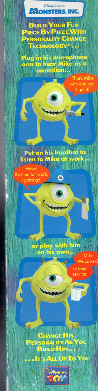Disney Pixar Monsters Inc. MIKE WAZOWSKI Talking Model Kit Figure Movi