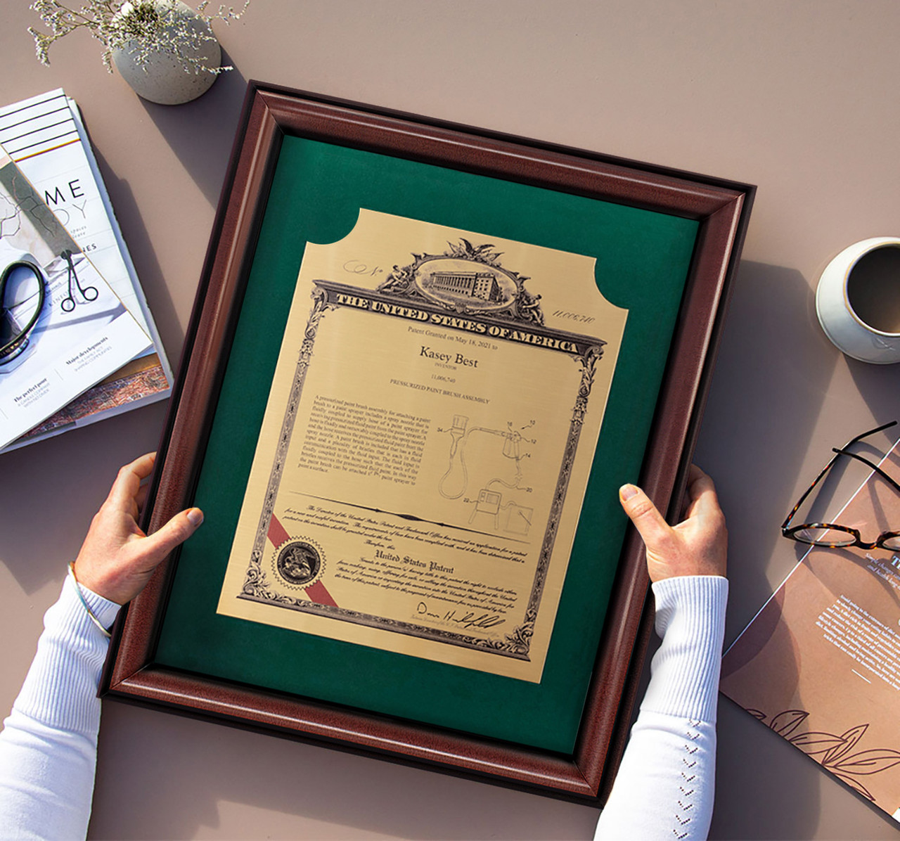 Historic Patent Frame