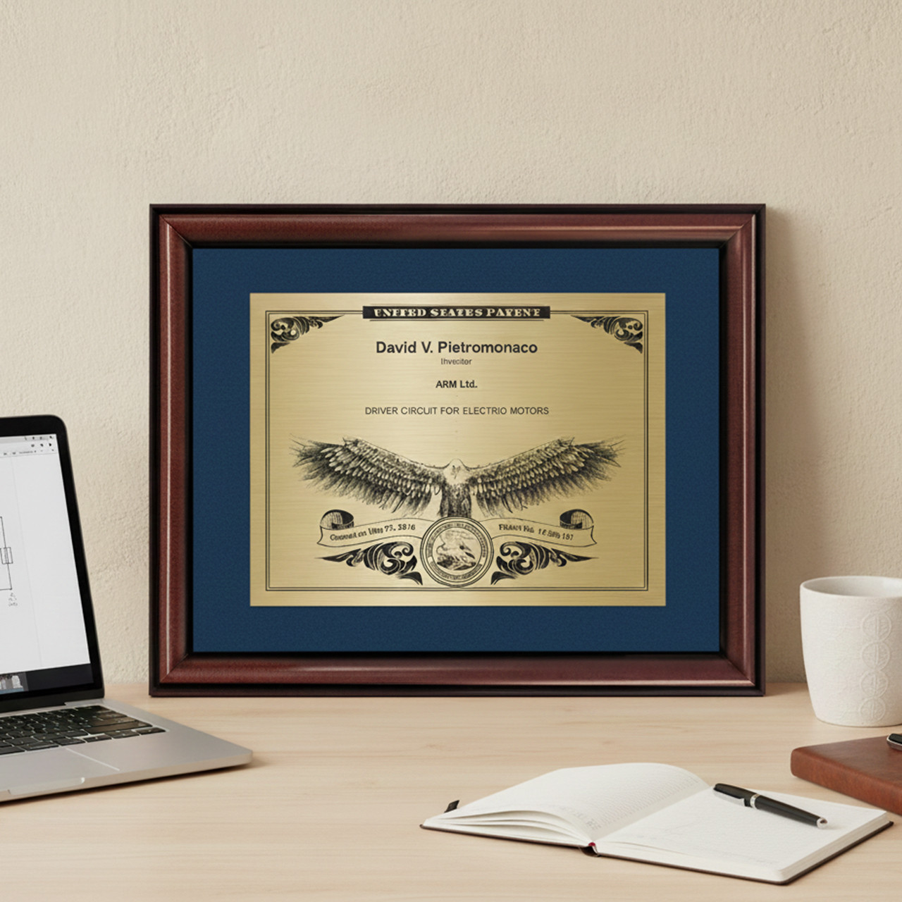 American Eagle Patent Frame