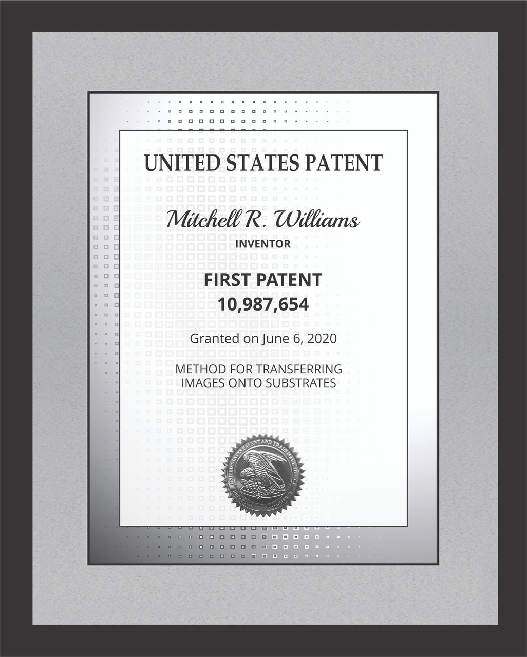 First Patent Frame