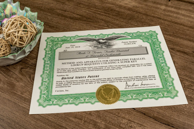 Patent Certificate Paper