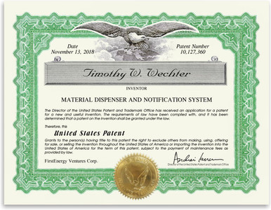Patent Certificate Paper