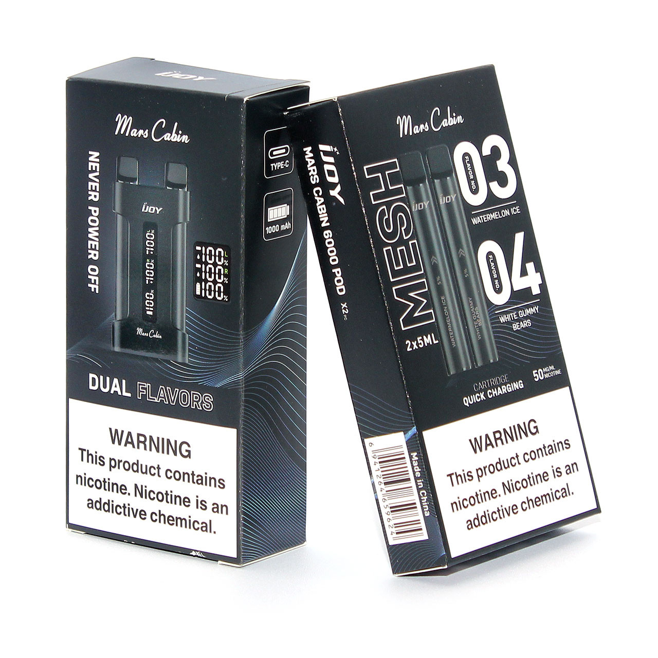 iJoy Mars Cabin 6000 Disposable Vape Pack of 2 | iJoy Vape