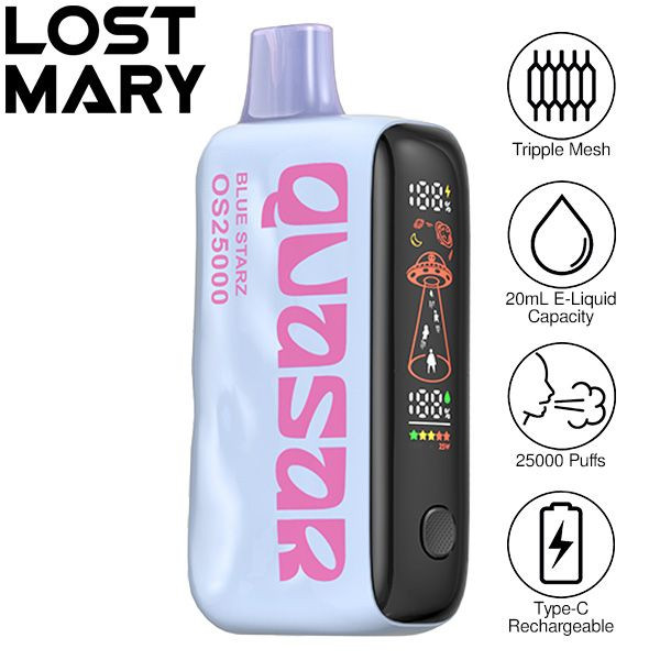 Lost Mary Quasar OS25000 Disposable Vape | Quasar 25000 puff