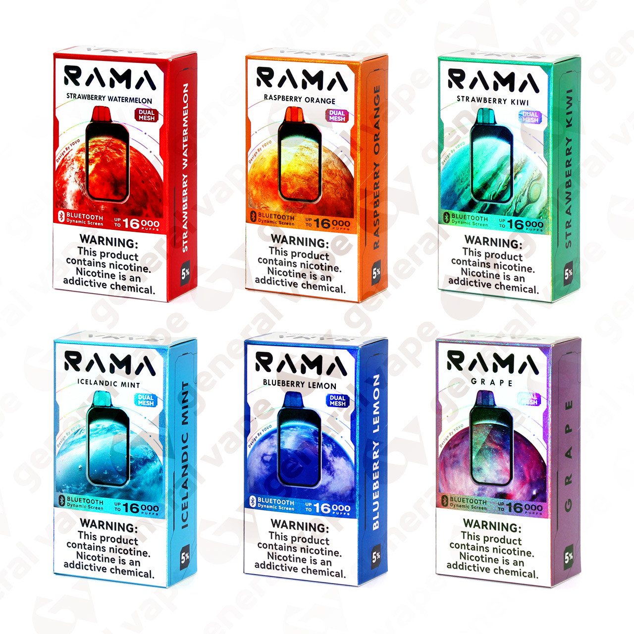 RAMA 16000 by YOVO Disposable Vape | RAMA Vape 16000 puffs