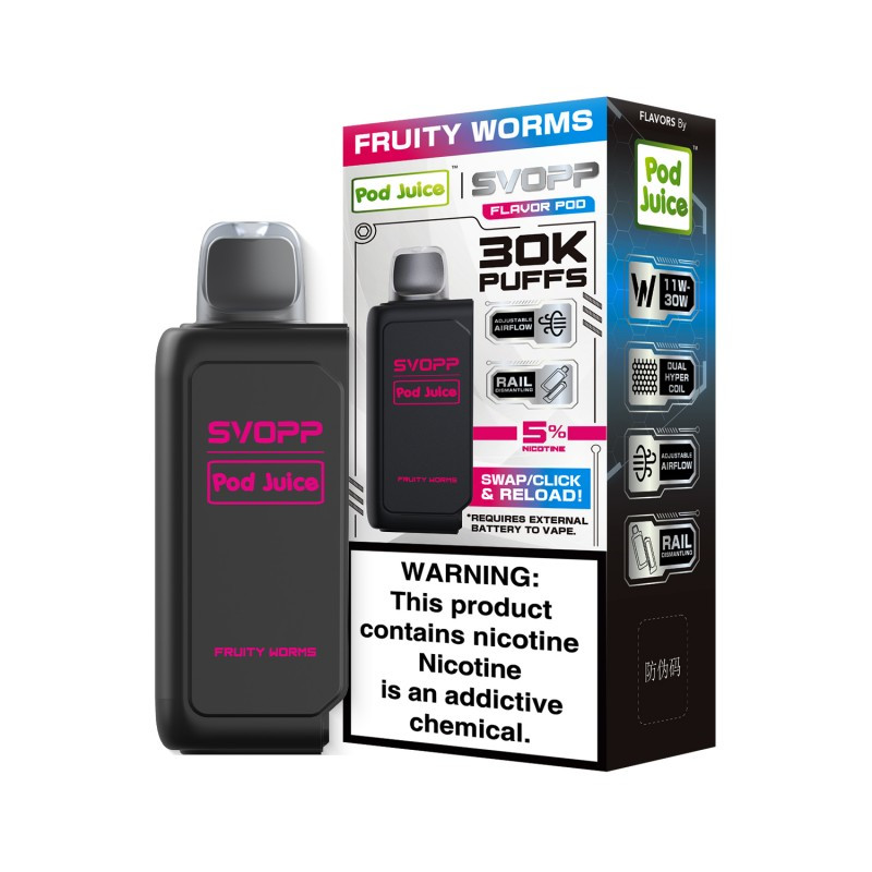 Pod Juice SVOPP 30K Flavor Pod Disposable Vape | Pod + Charger