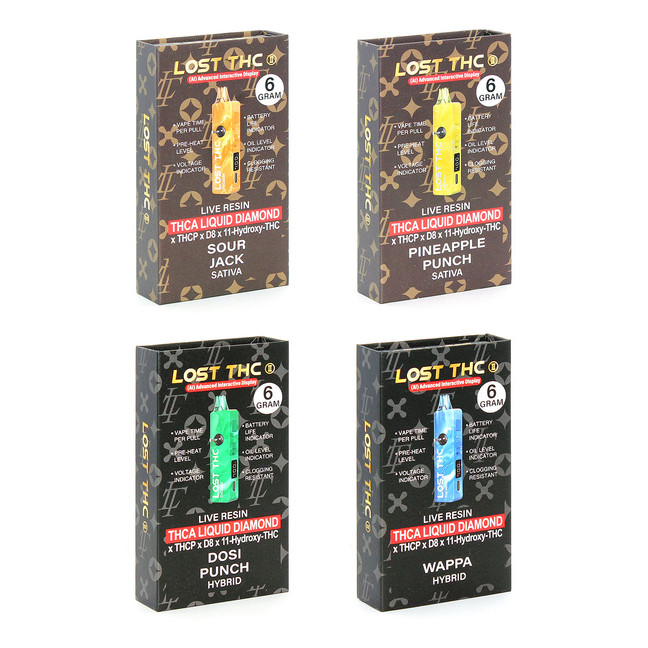 Lost Thc6000 6g Disposable Vape Lost Thc Vape Disposable