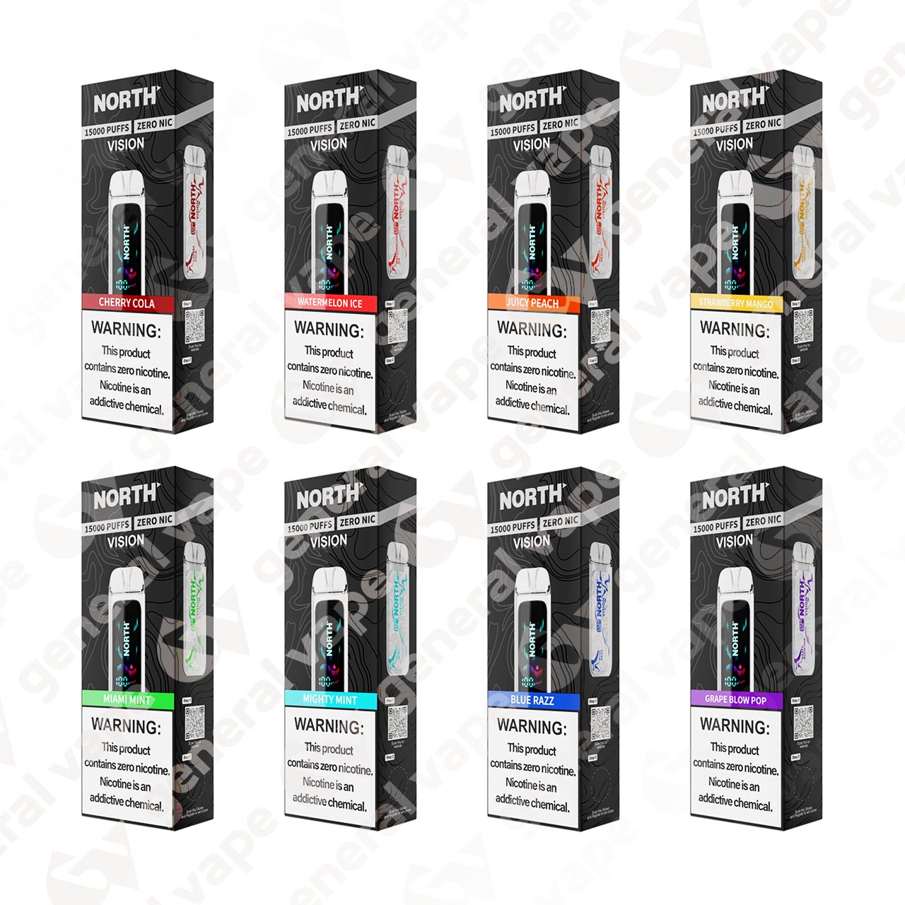 North Vision 15000 ZERO Nicotine 0% Disposable Vape | Nicotine Free