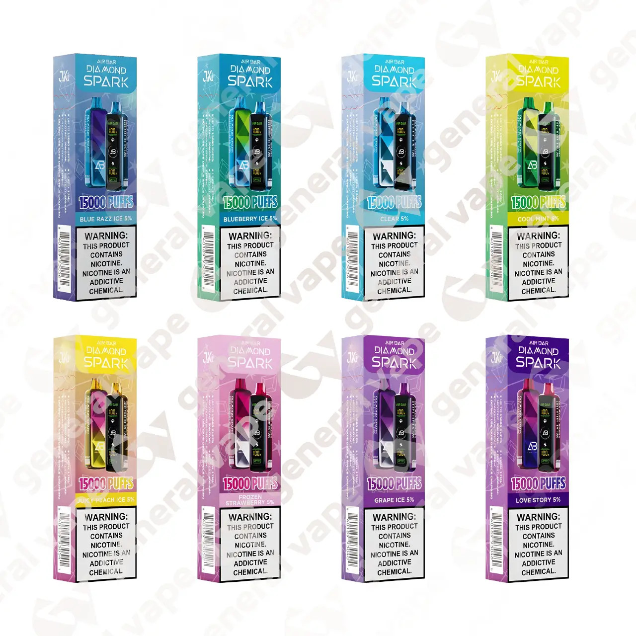 Air Bar Diamond Spark 15000 Puffs Disposable Vape | HD SCREEN