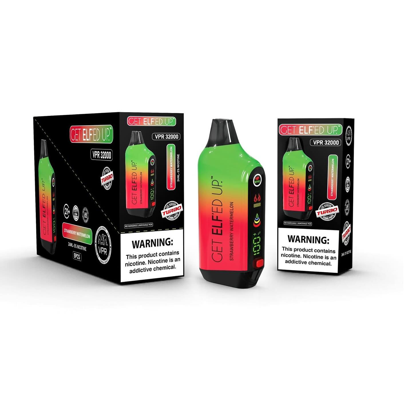 ELF VPR 32K Disposable Vape | 32000 Puffs, LED Screen, 24ML